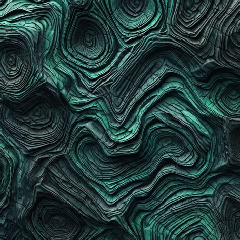Premium Ai Image An Abstract Textured Black Background With Metal Spirals