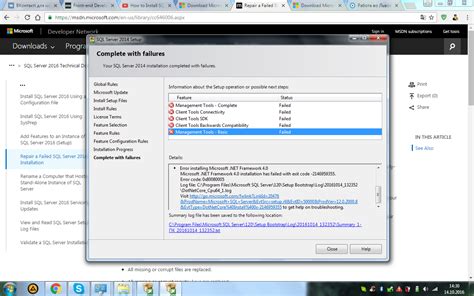 Sql Server Managment Studio Installation Failure Super User