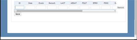 Dynamic Grid Like Input With User Defined Columns Width Issues User