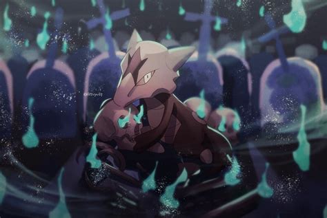 Alolan Marowak Pokemon Drawn By Yukifuri Tsuyu Danbooru