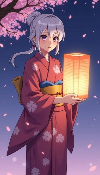 Free Lantern Of Wisdom Image Anime Kimono Lantern Download At