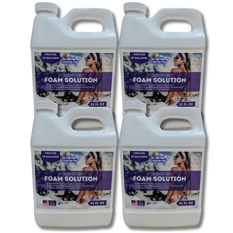 Foam Machine Solution Premixed Pour And Go Packs Foam Party Supplies