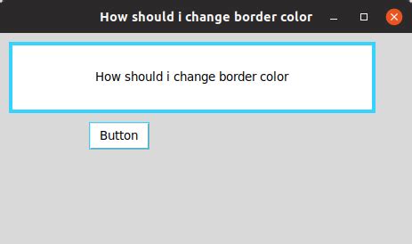 Python How To Change Border Color In Tkinter Widget Stack Overflow