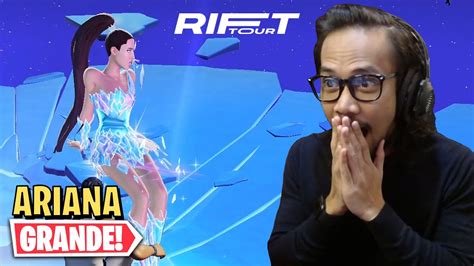 Ariana Grande Rift Tour Event Reaction Fortnite Malaysia Youtube