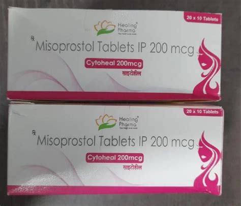 Misoprostol 200 Mcg Tablet At Rs 165stripe Mifepristone Misoprostol