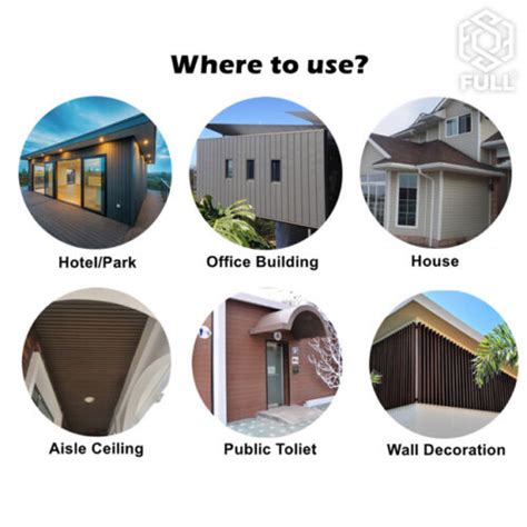 Pvc Outdoor Wood Plastic Composite Exterior Cladding Full Cdo101 Th