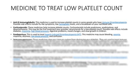 Solution Platelet Disorders Causes Symptoms And Treatment Options