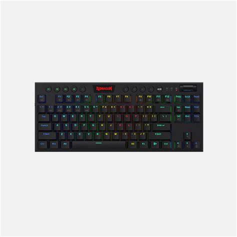 REDRAGON K621 Horus TKL Wireless Keyboard Low Profile Red Switches ...