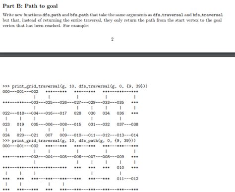 Part A Goal Vertices Modify The Functions Dfstraversal Andget 2