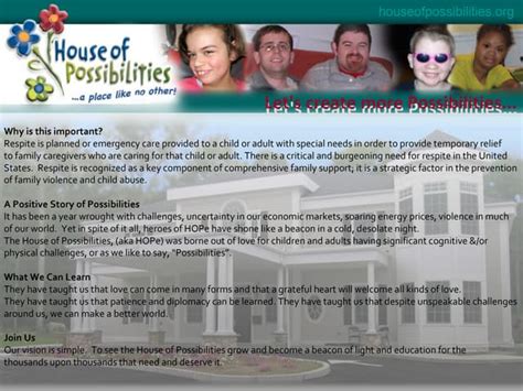 Possibilities Ppt