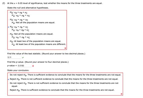 the following data are from a completely randomized