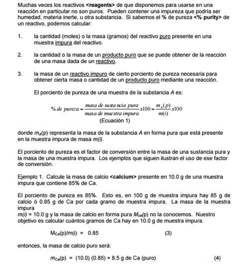 Un Viaje A Través De La Química Factores De Conversión