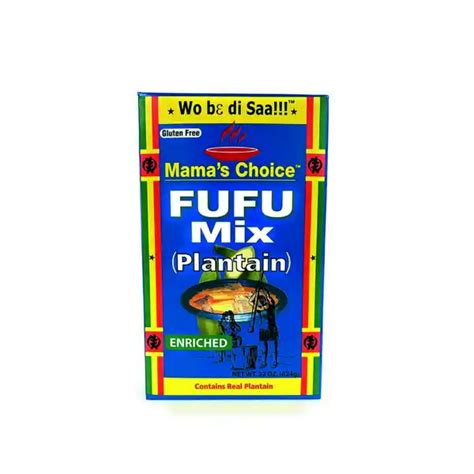 Mamas Choice Fufu Mix Plantain 680g Ellas Food