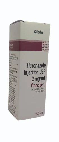 Forcan Fluconazole Injection Packaging Size 100 Ml At ₹ 80pack In Surat