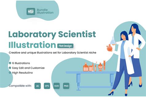 Illustration Of Laboratory Scientist Graphic By Alwi Chabib · Creative