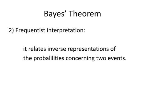 PPT Bayes Theorem PowerPoint Presentation Free Download ID