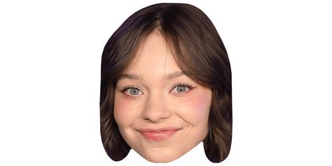 Emma Myers Smile Mask Celebrity Cutouts