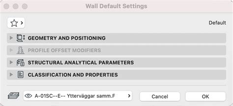 solved wrong panels in wall default settings graphisoft community