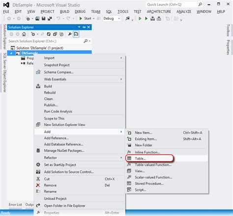 Sql Server Data Tools Ssdt