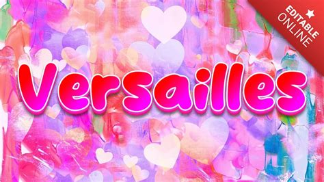 Versailles Text Effect Generator