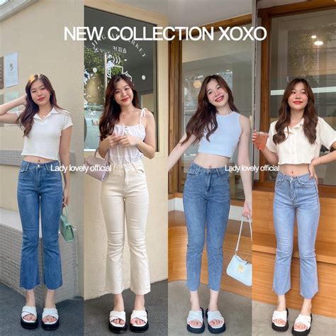 Catalog Jeans 💛 กางเกงยีนส์เอวสูงปรี๊ดทรงบอยสลิม ทรงดี๊ดีเก็บทรงสวย