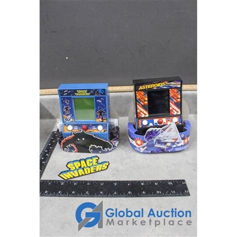 Mini Arcade Games Astroids And Space Invaders