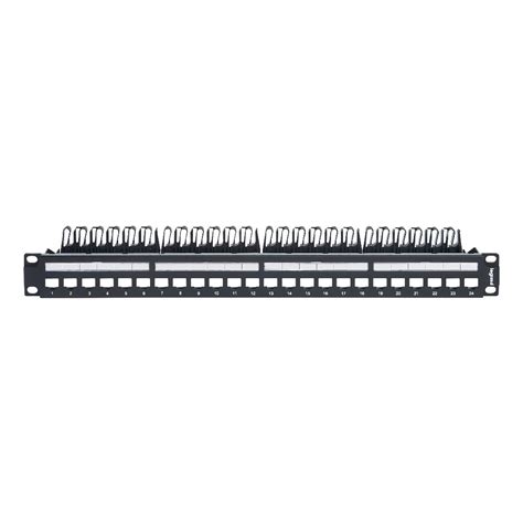 PATCH PANEL COM GUIA TRASEIRA METALICO CAT E A LSC LEGRAND