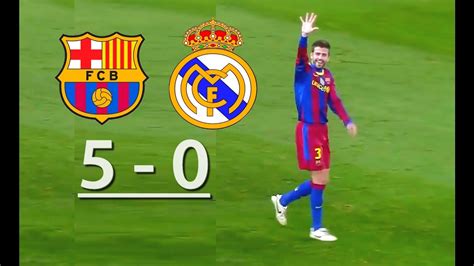 Barcelona Vs Real Madrid 5 0