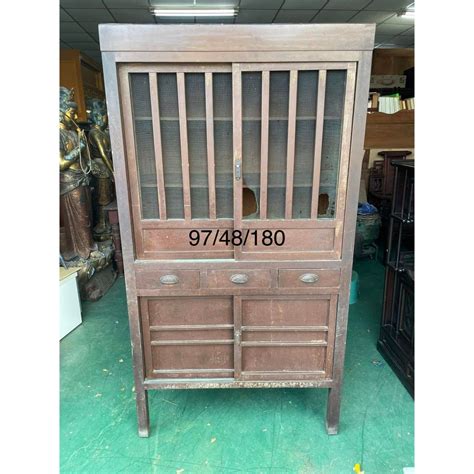 鄉禮二手家具 【檜木and菜櫥】全省購買 傢俱 復古 藝品 古物 早期 道具租借 古董 老東西 老櫥櫃 菜櫥 老貴 蝦皮購物