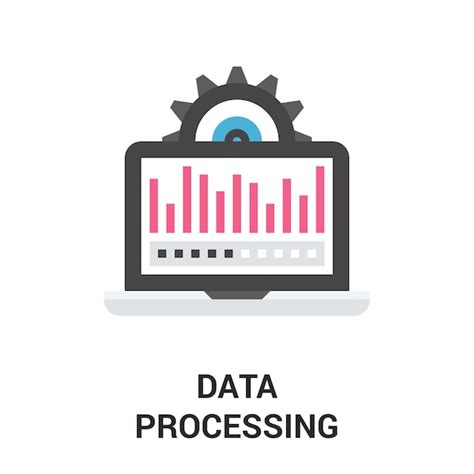 Premium Vector Data Processing Icon