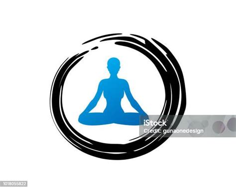 瑜伽工作室符號範本設計向量 會徽 設計理念 創意符號 圖示向量圖形及更多享受圖片 享受 人 人體 Istock
