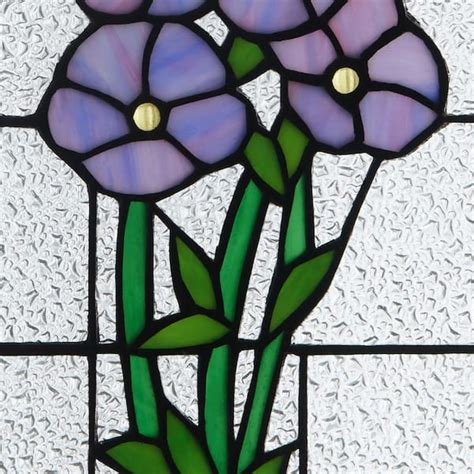 Simple Stained Glass Flower