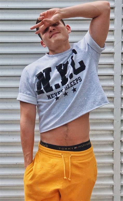Mens Crop Top Looks At Gabriel Basser Blog