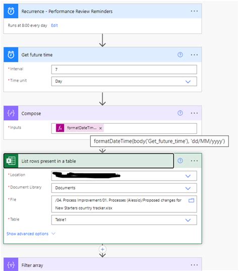 Solved Sending Reminder Emails Using Date Stored In Excel Power