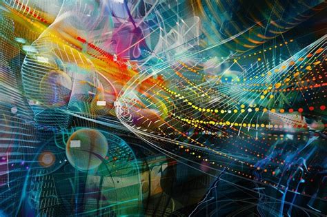 premium photo algorithmic art inspired by the intersection of ar