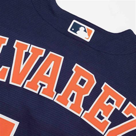 Nike Yordan Alvarez 44 Houston Astros Player Replica Mlb Trikot Navy