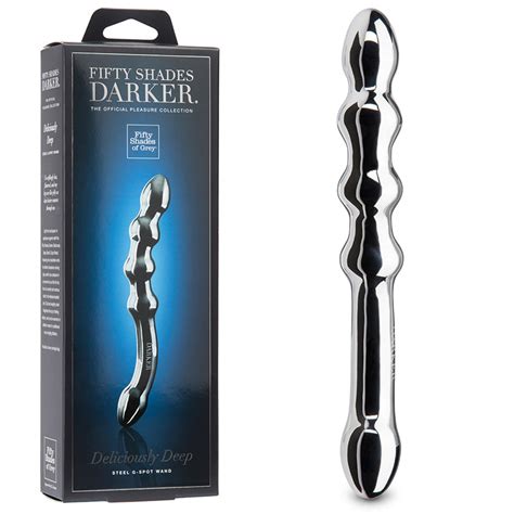 Fifty Shades Darker Deliciously Deep Steel G Spot Dildo Shop