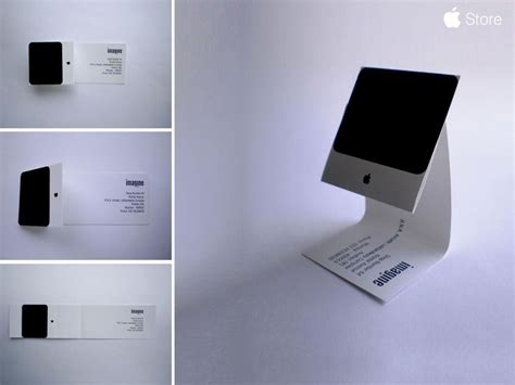 Apple store. business card... | Современные визитки, Уникальные ...