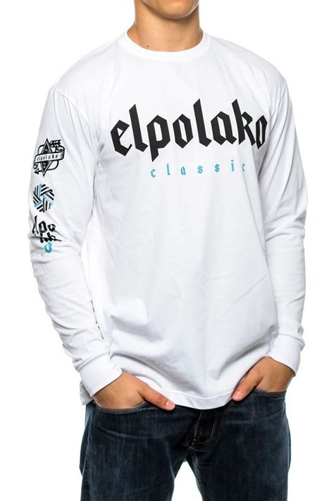 Longsleeve El Polako Old Cls White