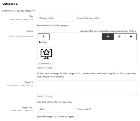 Moodle Theme Edutor How To Configure And Customise The Frontpage Categories Section