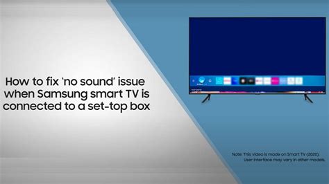 Diy Resolve The No Sound Issue On Your Samsung Smart Tv In Just A Few Easy Steps Samsung