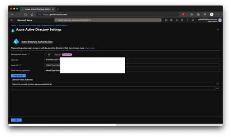 Authenticate An Azure Function With Azure Active Directory Cuteprogramming