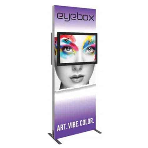 3x8 Ft Double Sided Tv Display Sign Stand Orbus Vector Frame 01