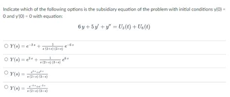 Solved Indicate Which Of The Following Options Is The