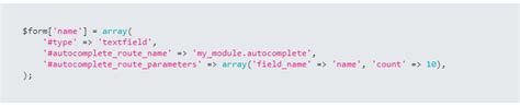 Web Tutorials Php Drupal Implementing Autocomplete In Drupal 8