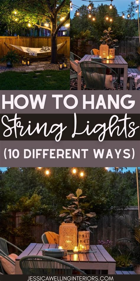 How To Hang Outdoor String Lights How Can This