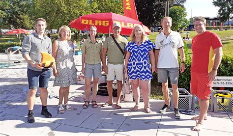 Remagener CDU informierte sich im Freizeitbad über DLRG Aktiplan