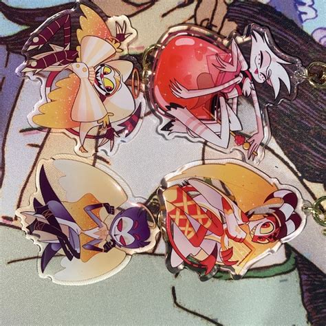 Helluva Angels Keychains Etsy