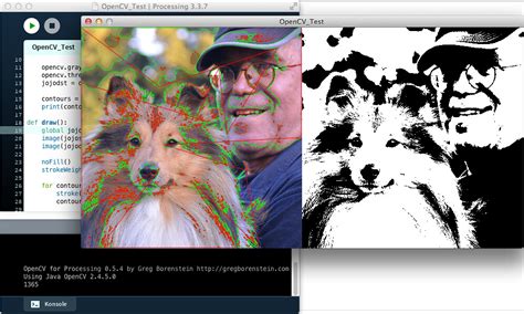 Processing py und OpenCV Screenshot Jörg Kantel Flickr