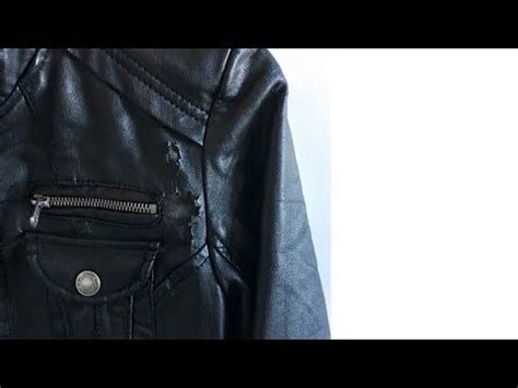 Como Arreglar Una Chaqueta De Cuero Sintetico YouTube Womens Leather